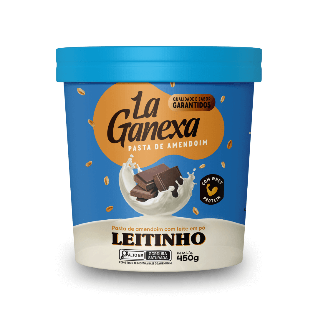 Leitinho - Com WHEY PROTEIN – Pasta Laganexa